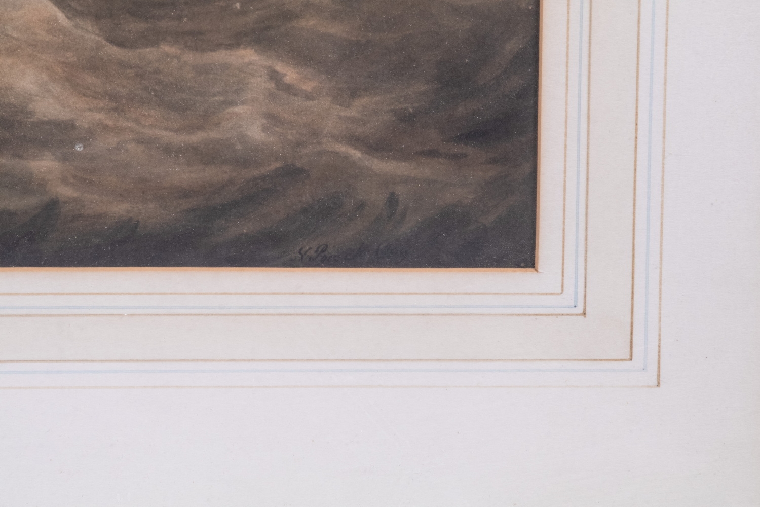 Nicholas Pocock | Fleet Caught in a Storm (1809) | MutualArt