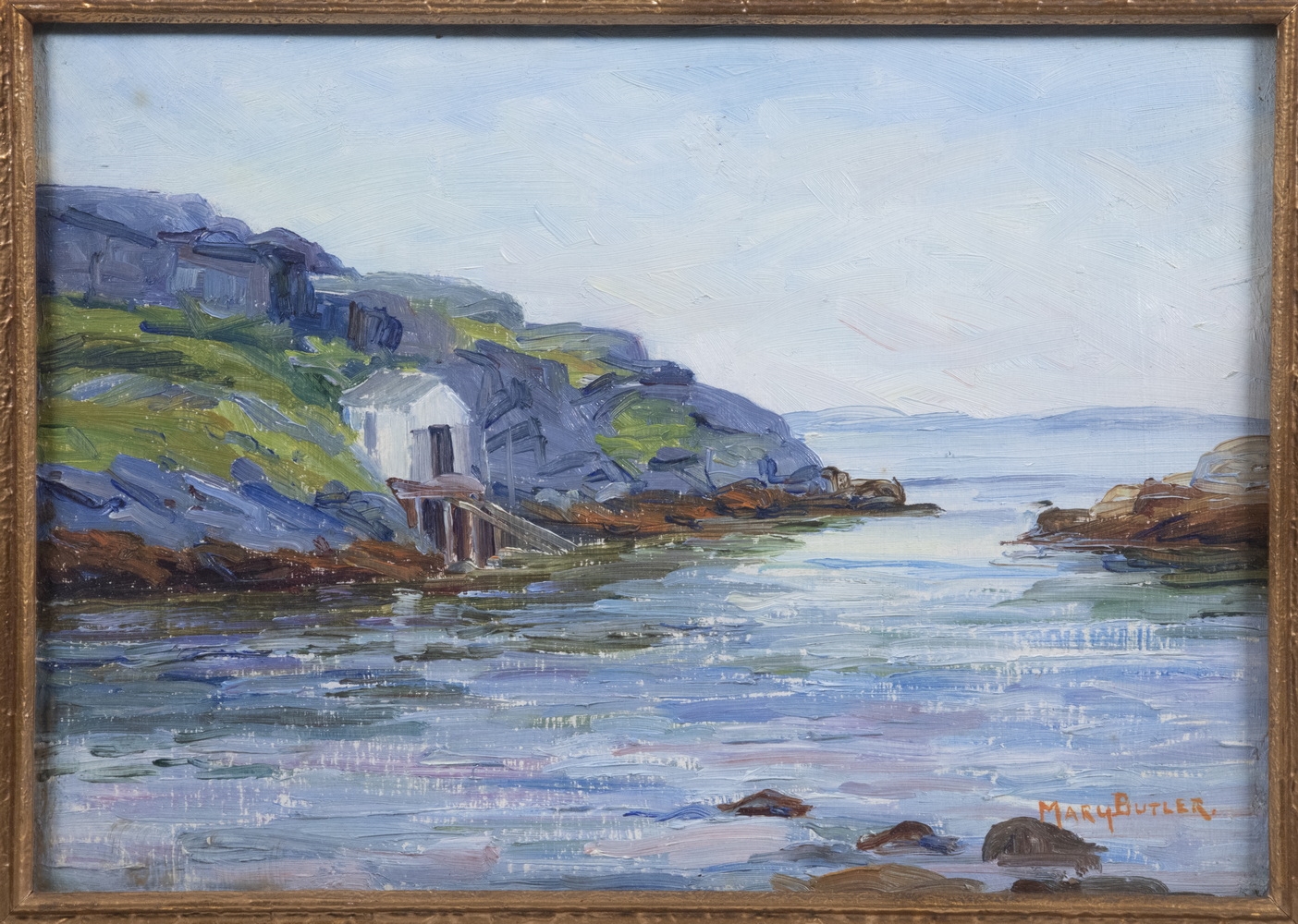 Mary Cable Butler | Inlet Boathouse | MutualArt