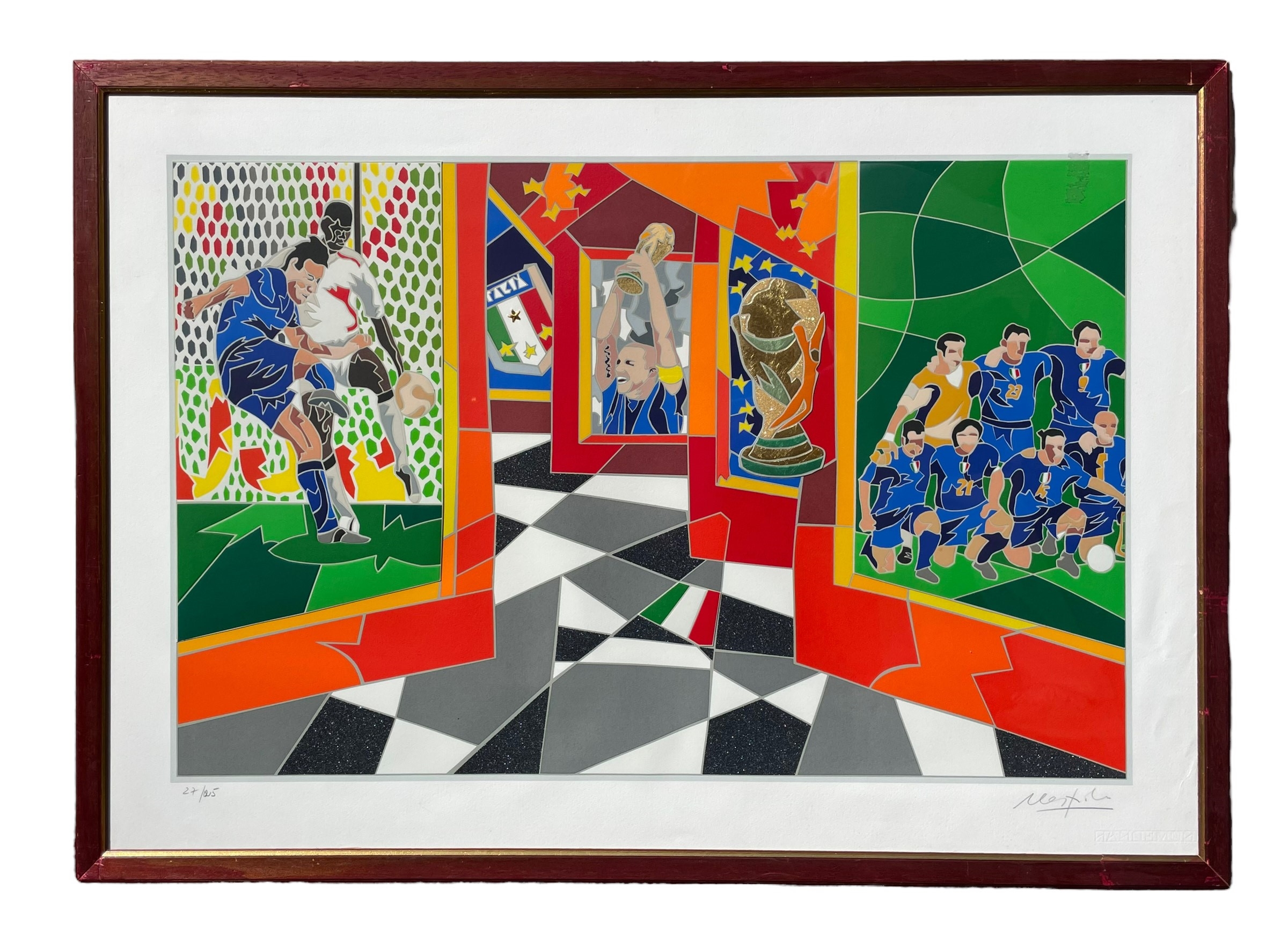 Ugo Nespolo | Campioni del mondo | MutualArt