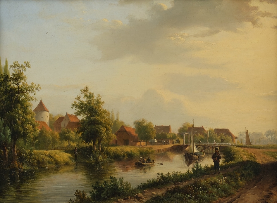 George Andries Roth | Kanallandschaft | MutualArt