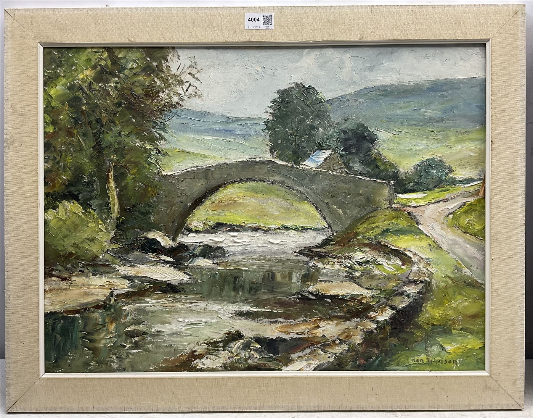 Ken Johnson | The Bridge at Yockenthwaite - Wharfedale' and A Forest ...