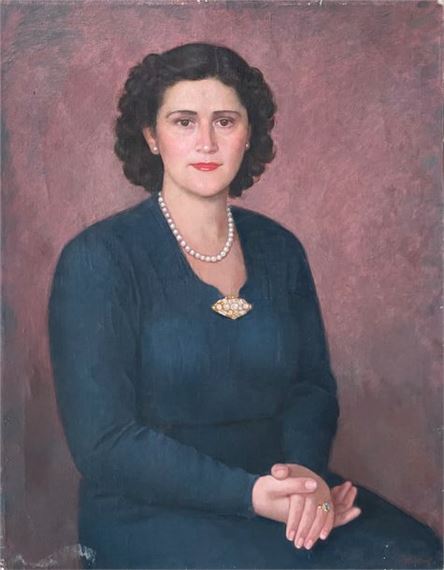 Mirko Racki | Portrait of a woman with jewels | MutualArt