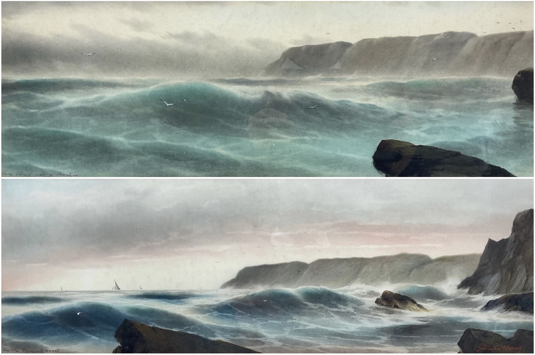 Garman Morris | ‘On the Cornish Coast at Newquay’ | MutualArt