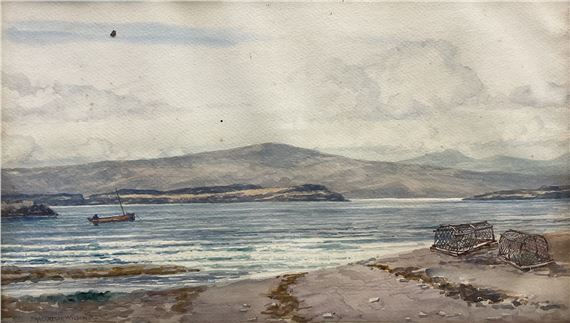 Peter MacGregor Wilson | Lone Boat near the Isle of Mull | MutualArt