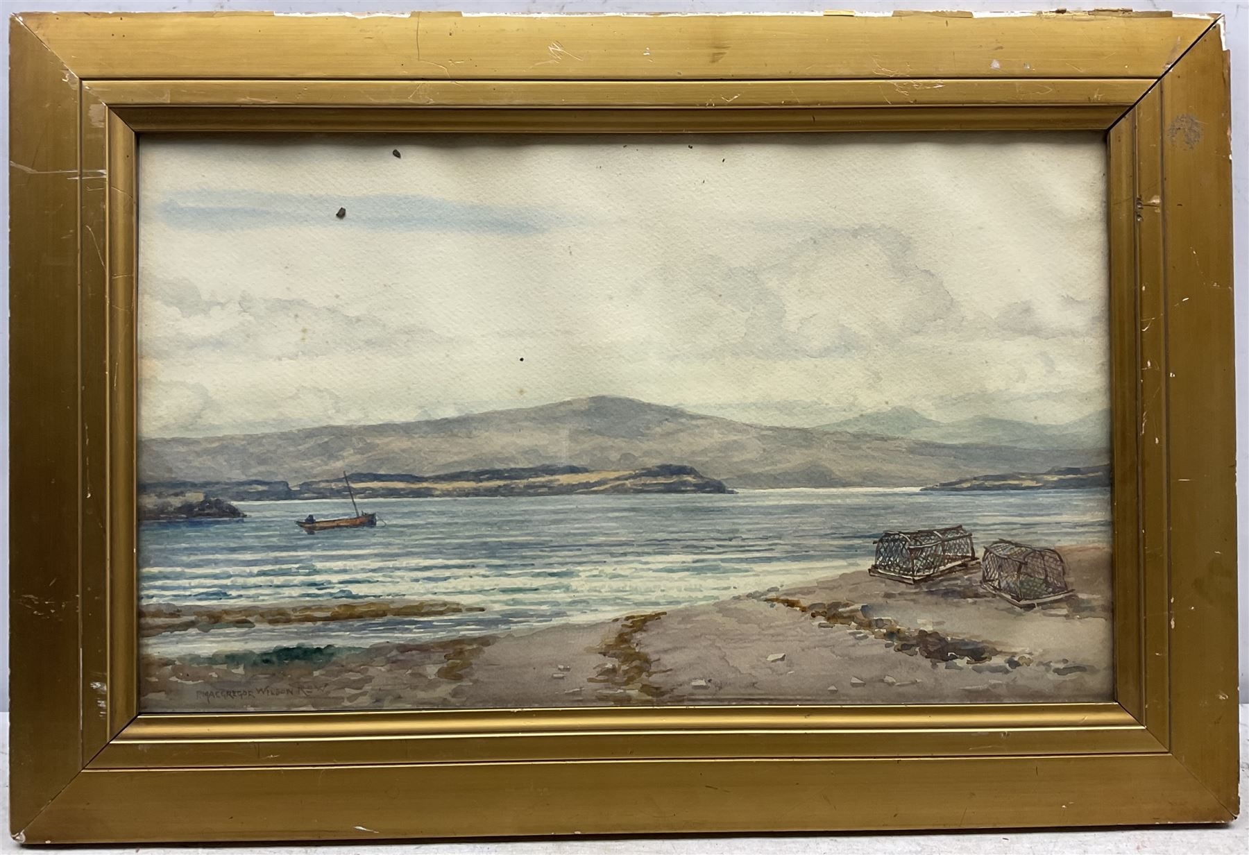 Peter MacGregor Wilson | Lone Boat near the Isle of Mull | MutualArt