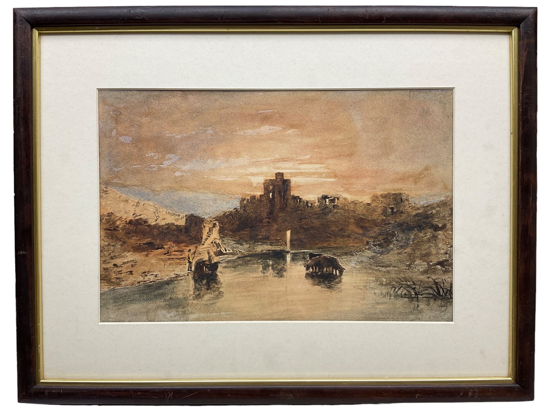 Joseph Mallord William Turner | Norham Castle at Sunset | MutualArt