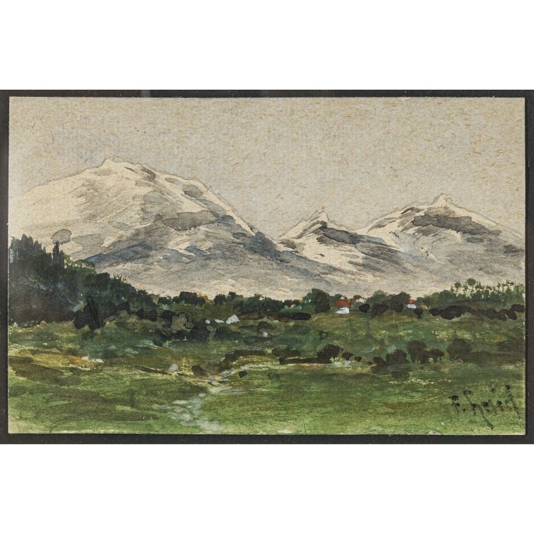 Fritz Haid | Gebirgslandschaft | MutualArt