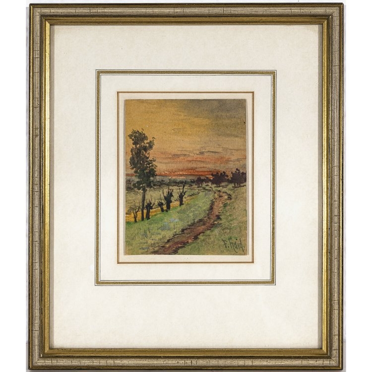 Fritz Haid | Landschaftliche Abendstimmung | MutualArt