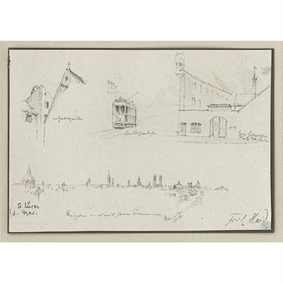 Fritz Haid | Münchner Impressionen | MutualArt