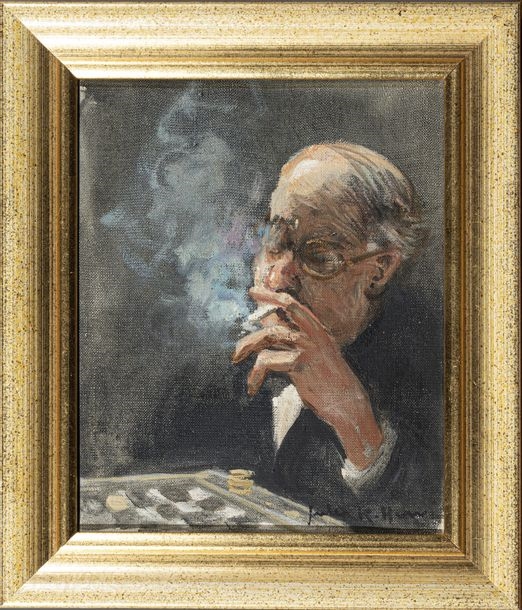 Jules René Hervé | Joueur de dames | MutualArt
