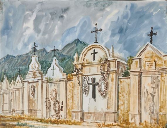 Albert Decaris | Cimetière Marin de Bonifacio | MutualArt