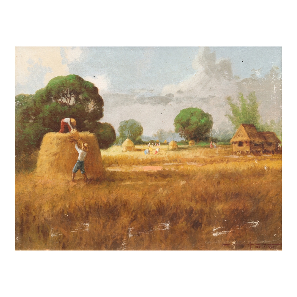 Crispin Villafuerte Lopez | Landscape (1957) | MutualArt