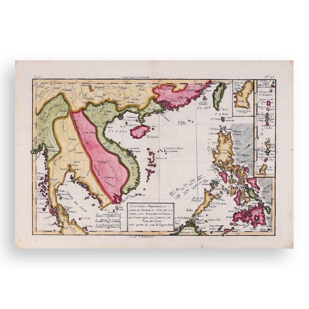 Rigobert Bonne | Map of The Philippines and Southeast Asia | MutualArt