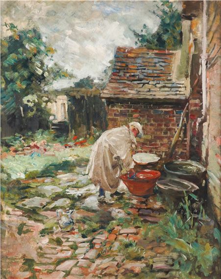 William Christian Symons | Collecting Rainwater (1999) | MutualArt