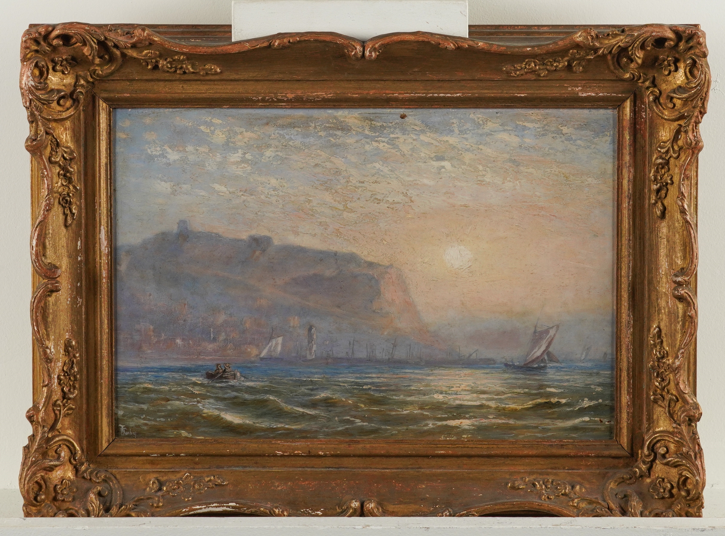 Thomas Danby | Coastal view, thought to be Whitby | MutualArt