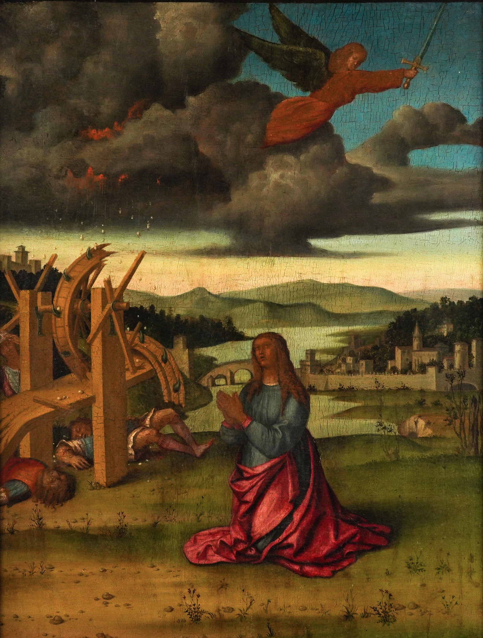 Giovanni Francesco Caroto | The Martyrdom of St Catherine of Alexandria ...