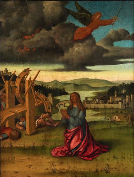 Giovanni Francesco Caroto | The Martyrdom of St Catherine of Alexandria ...