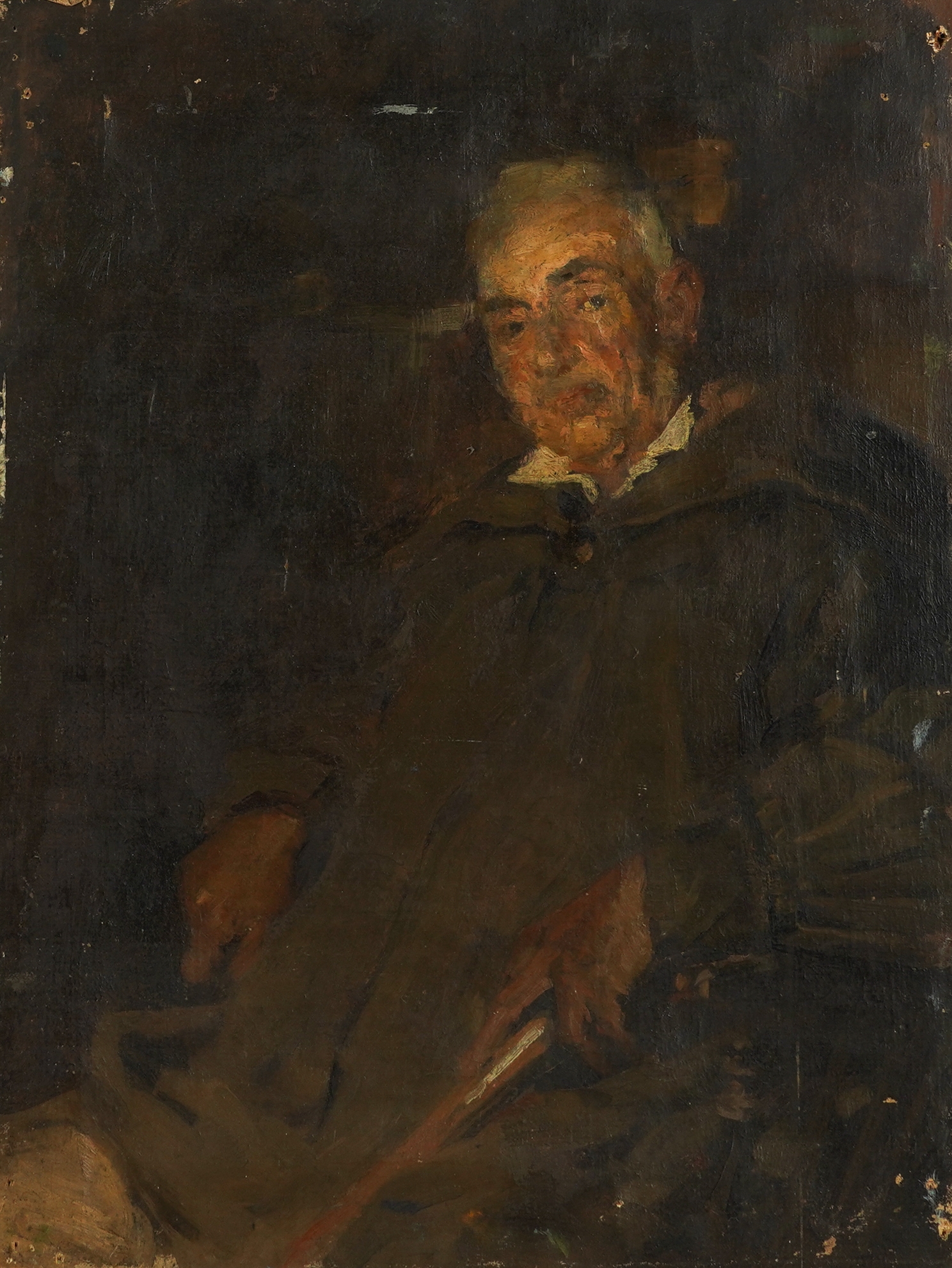 William Christian Symons | Portrait of a man seated | MutualArt