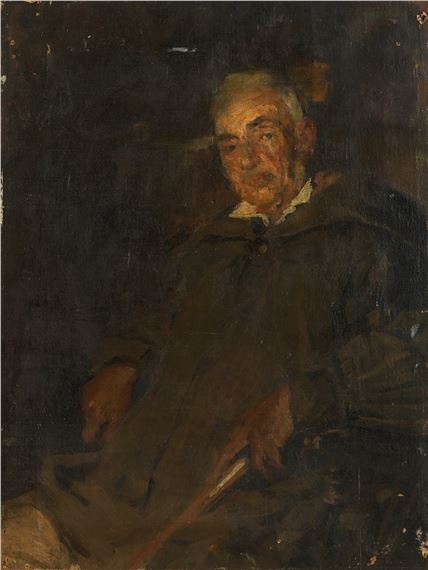William Christian Symons | Portrait of a man seated | MutualArt