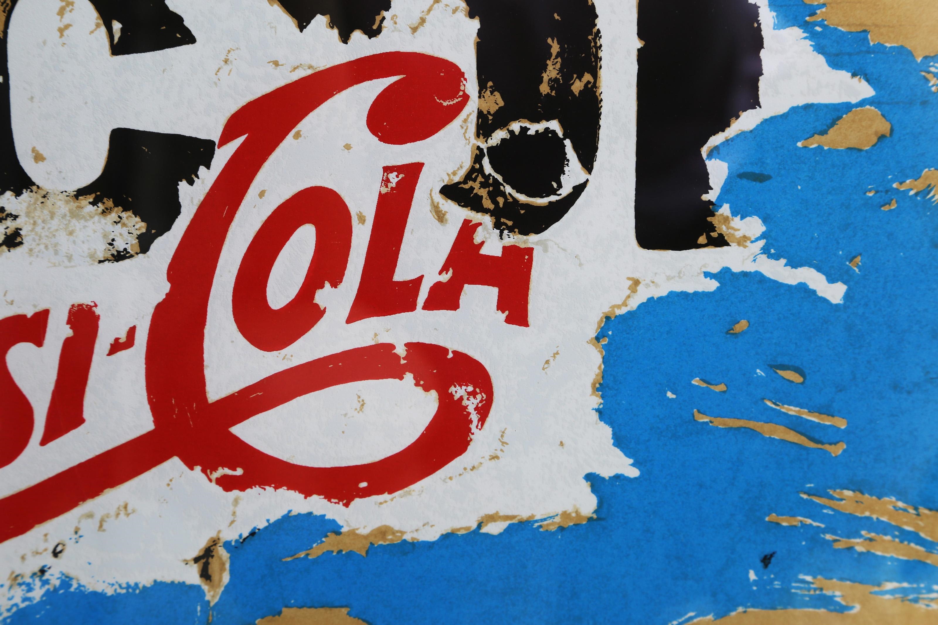 Mimmo Rotella | Pepsi (1979) | MutualArt
