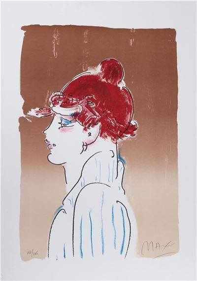 Peter Max | Girl From Ibiza (1981) | MutualArt