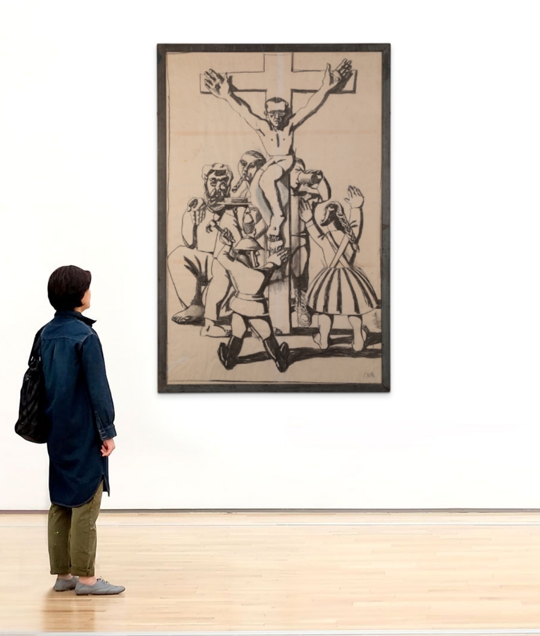 Sarah Raphael | Study for Crucifixion II (1960) | MutualArt