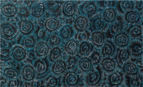 Maria Brown Nampitjinpa | Flying Ant Dreaming (2021) | MutualArt