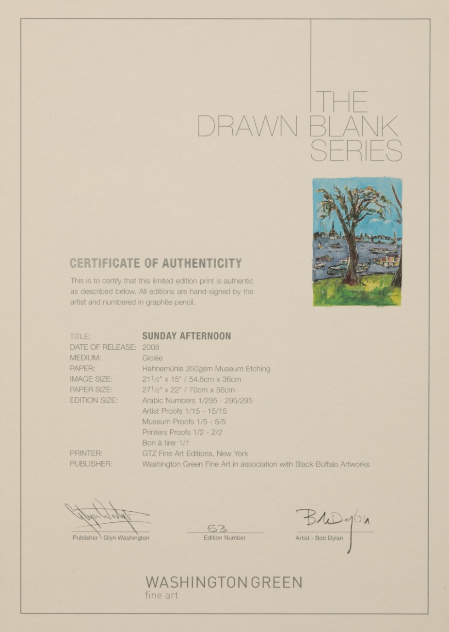 Bob Dylan | THE DRAWN BLANK SERIES | MutualArt