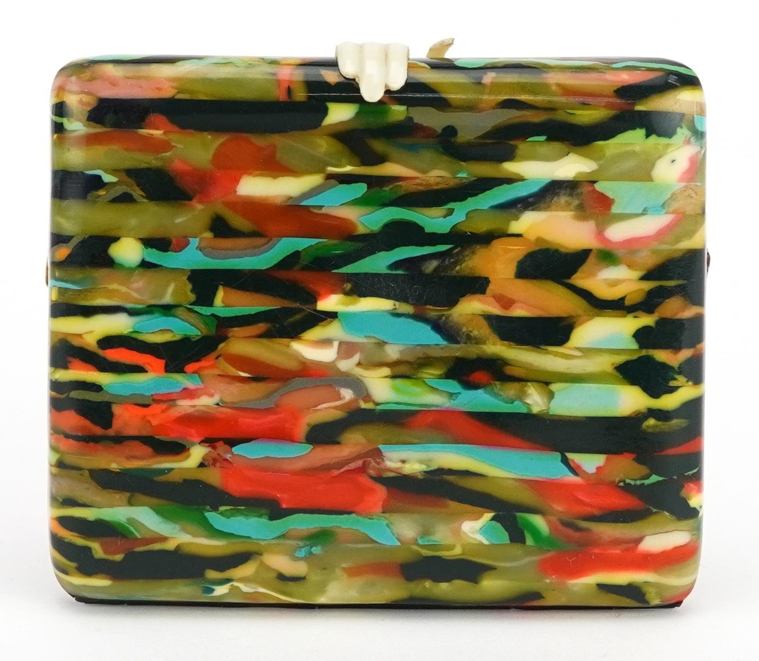 Art Deco School, 20th Century | Art Deco celluloid cigarette case in ...