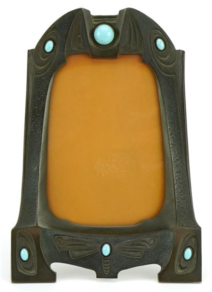 Art Nouveau School | Art Nouveau bronzed photo frame cast with a ...