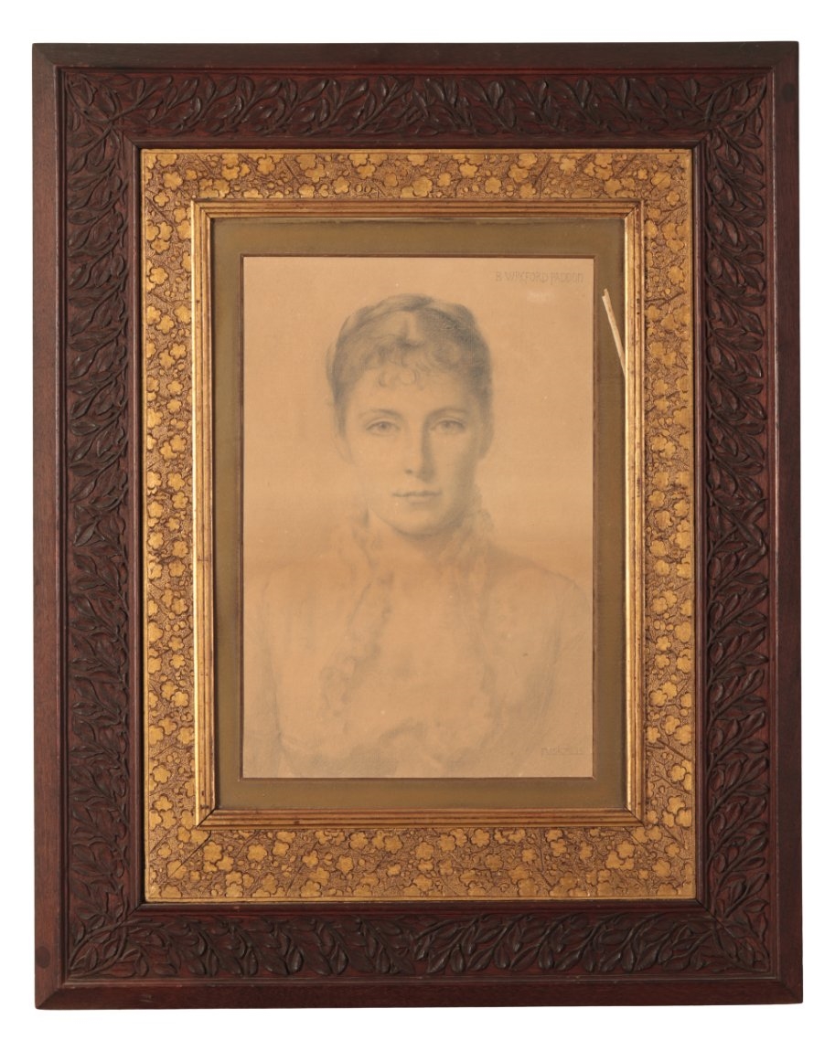 George Francis Miles | A portrait of Mrs Wreford Paddon | MutualArt