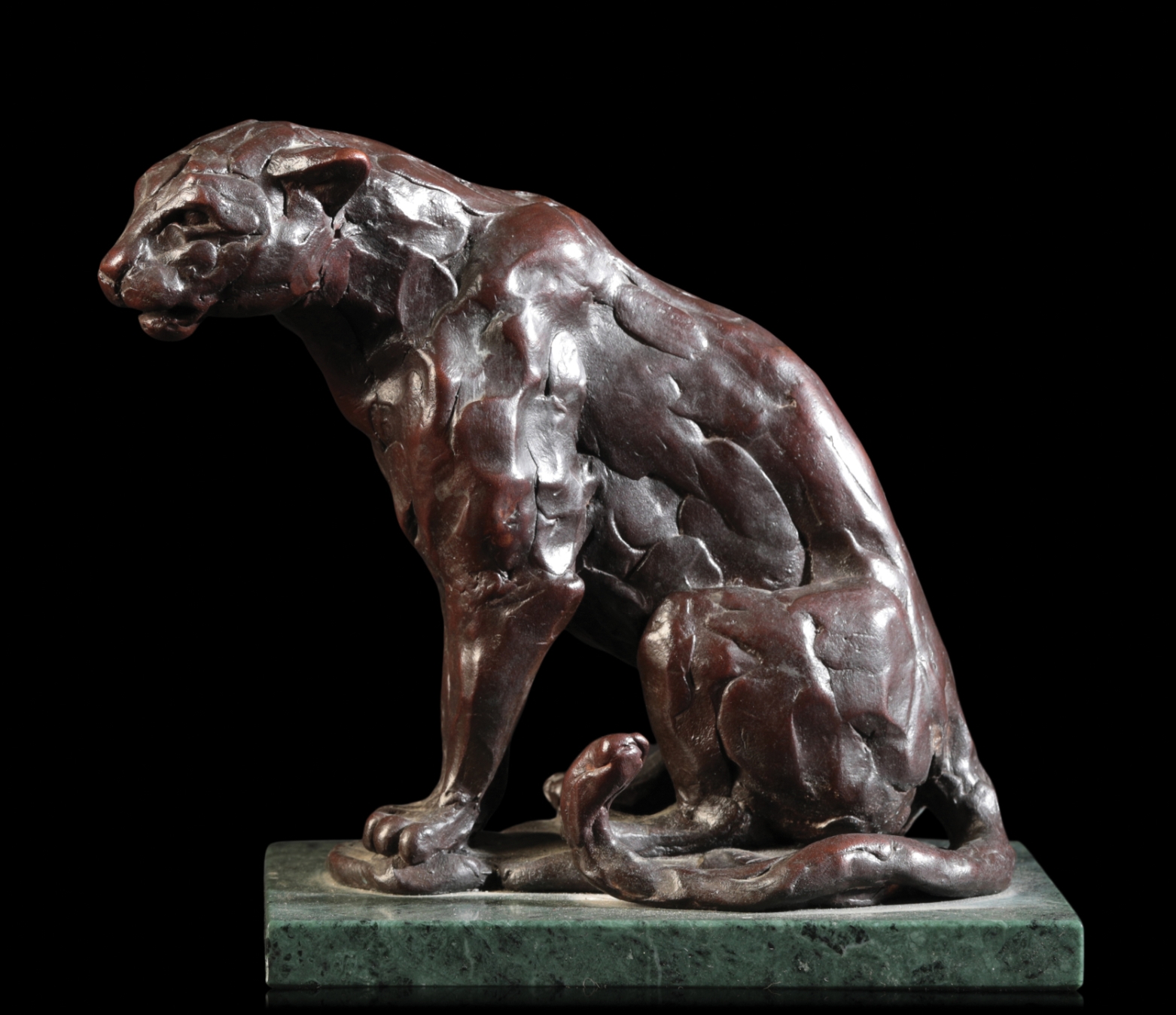 Mark Coreth | Seated Leopard | MutualArt