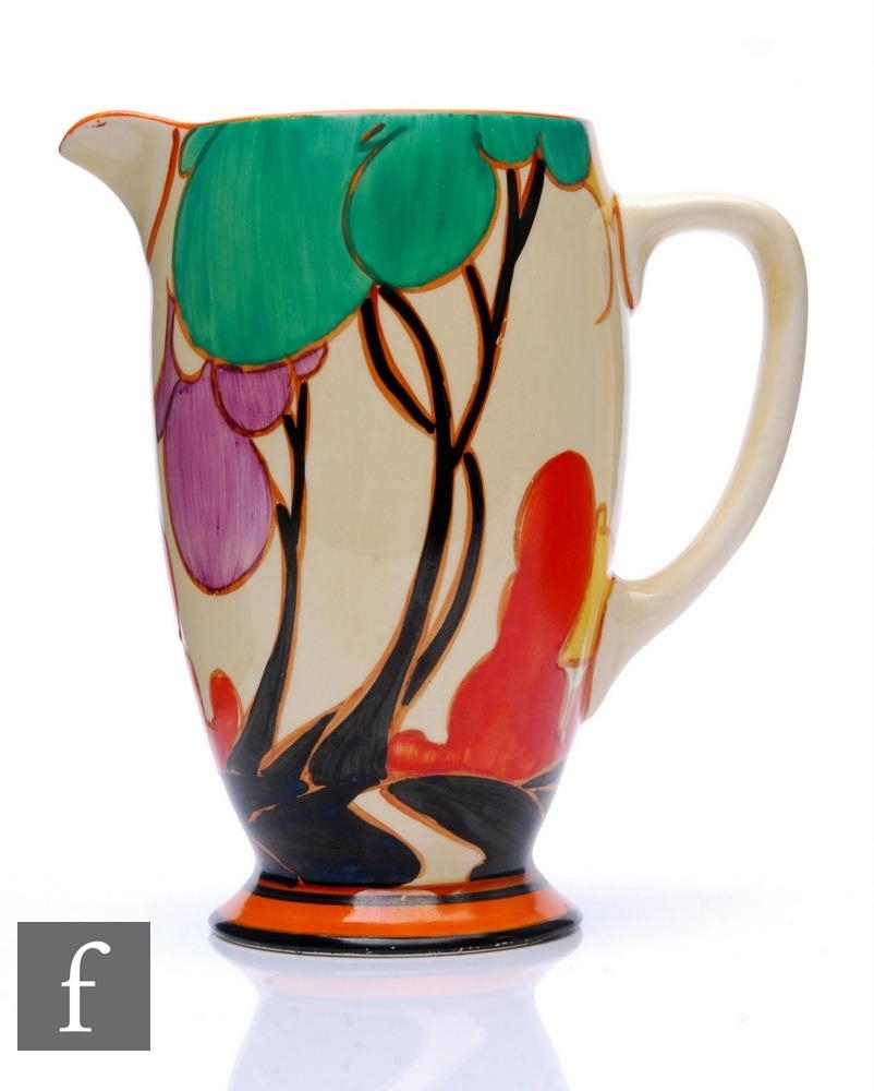 Clarice Cliff | Clarice Cliff - Green Autumn - A Coronet shape jug ...