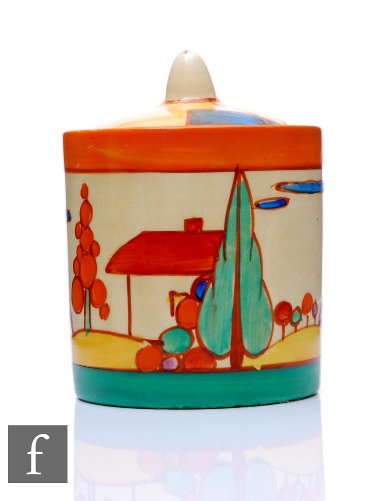 Clarice Cliff | Clarice Cliff - Seven Colour Trees & House - A size 2 1 ...