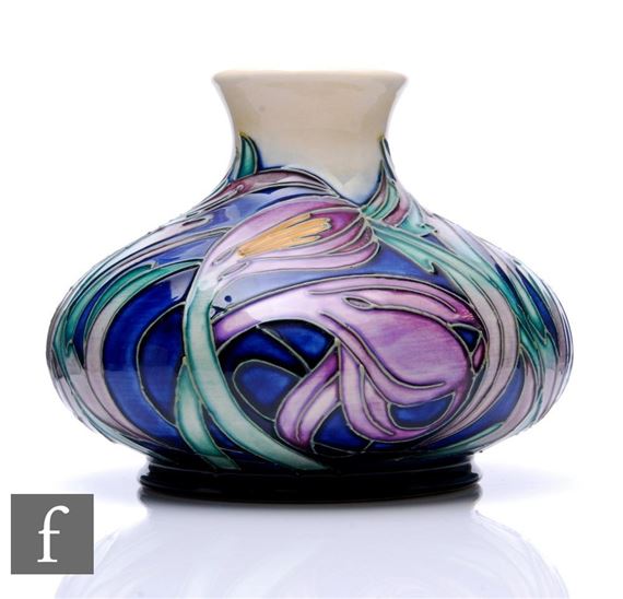 William Moorcroft | Emma Bossons - Moorcroft Pottery - A small vase of ...