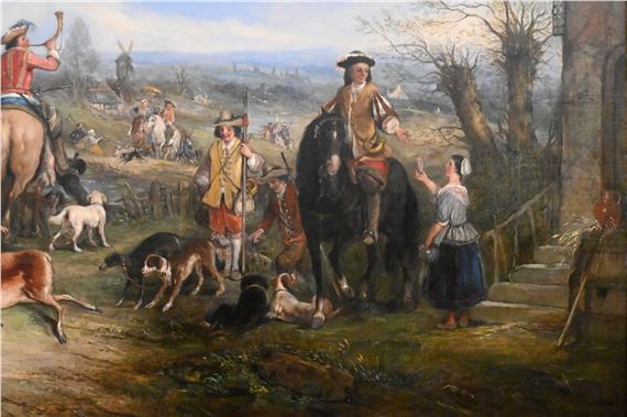 Henry Andrews | Stag Hunting Scene | MutualArt