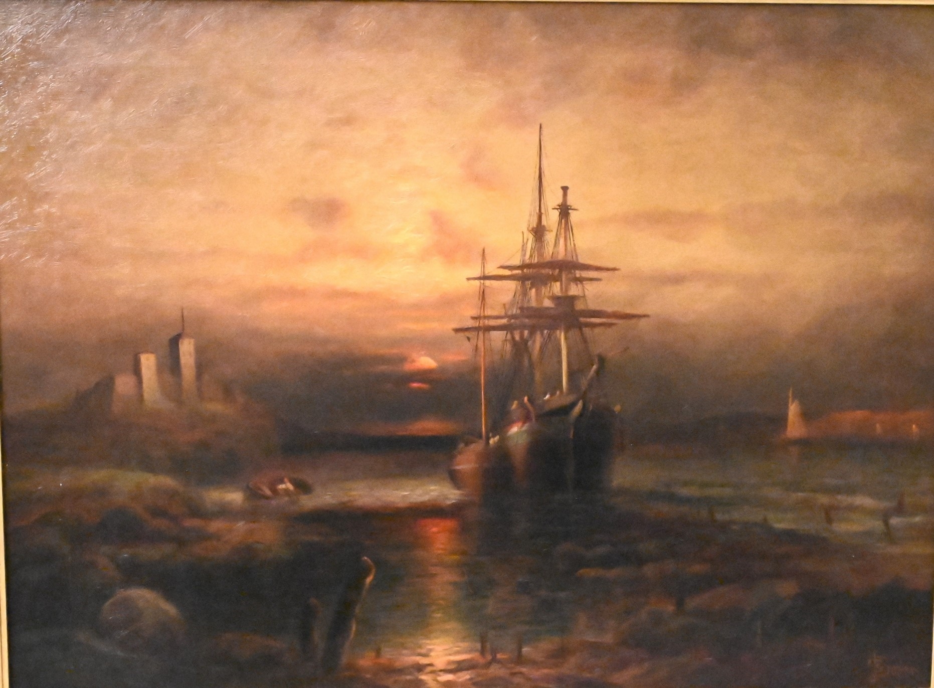 Elisha Taylor‏ Baker | Large Elisha Baker Painting | MutualArt