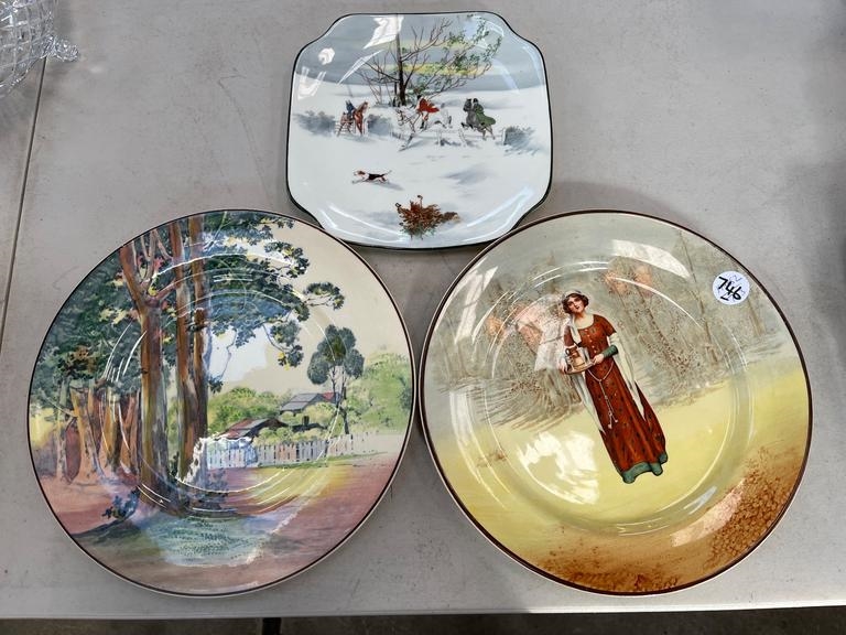 Royal Doulton | 3 ROYAL DOULTON PLATES INCL ANNE PAGE | MutualArt