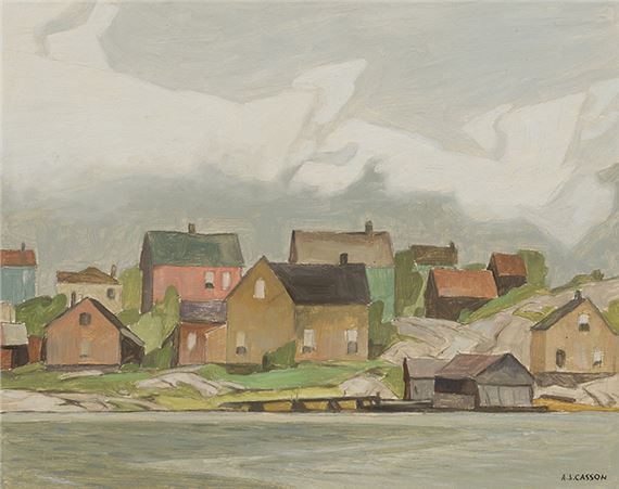 Alfred Joseph Casson | Britt from Byng Inlet (Circa 1960) | MutualArt