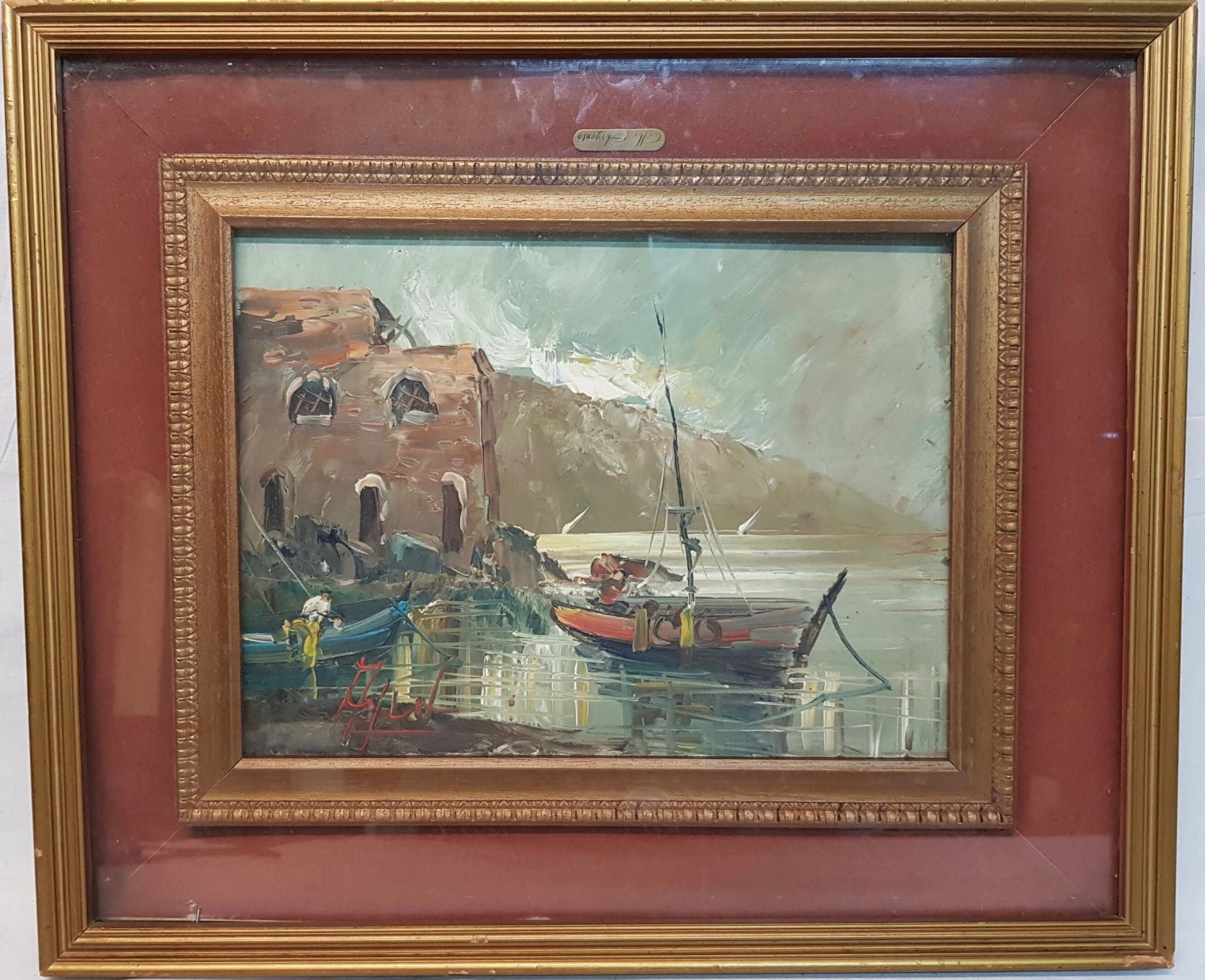 Mino Argento | Paysage de port | MutualArt