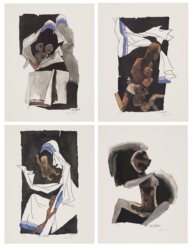 Maqbool Fida Husain | Mother and Child: A Tribute to Mother Teresa, the ...