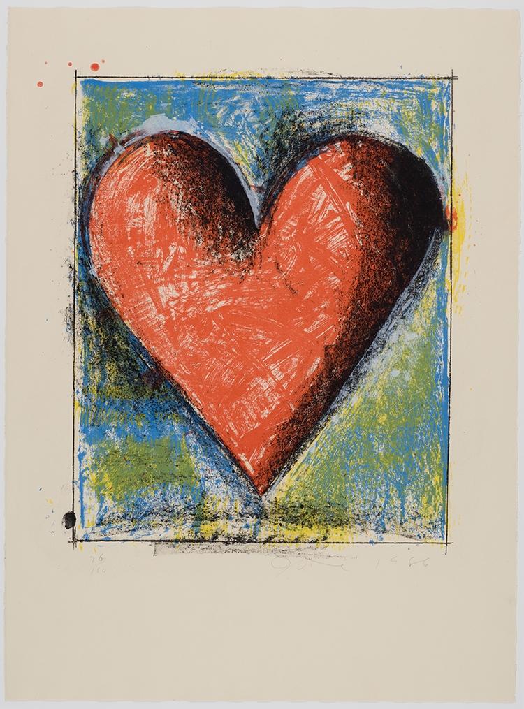 Jim Dine | Carnegie Hall Heart (1986) | MutualArt