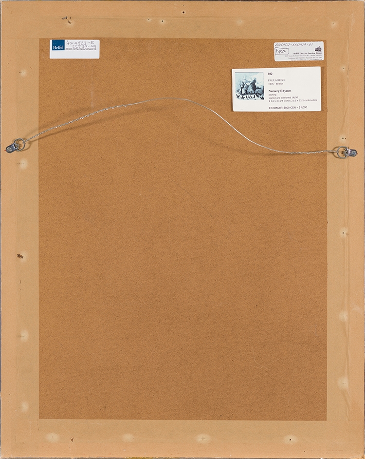 Paula Rego | Nursery Rhyme Series: Sing a Song of Sixpence (1989 ...