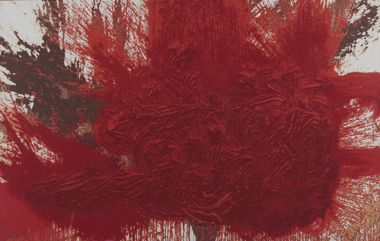 Hermann Nitsch | Schüttbild (1983) | MutualArt