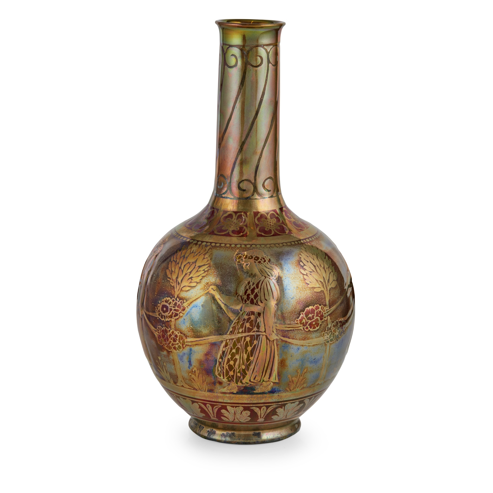 Richard Joyce | ROYAL LANCASTRIAN LUSTRE VASE, CIRCA 1912 | MutualArt
