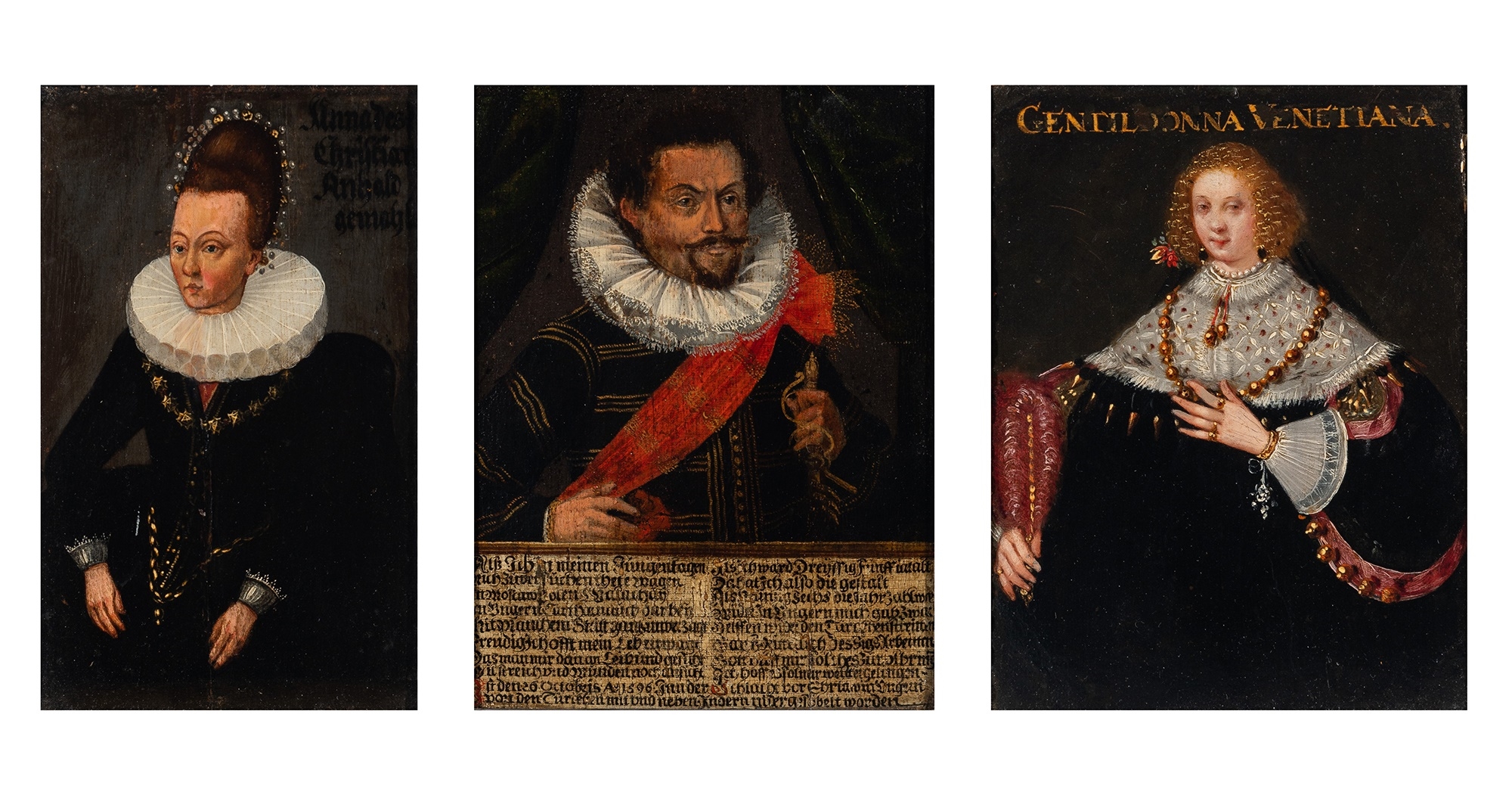German School, 17th Century | Portrait of a nobleman, three-quarter ...