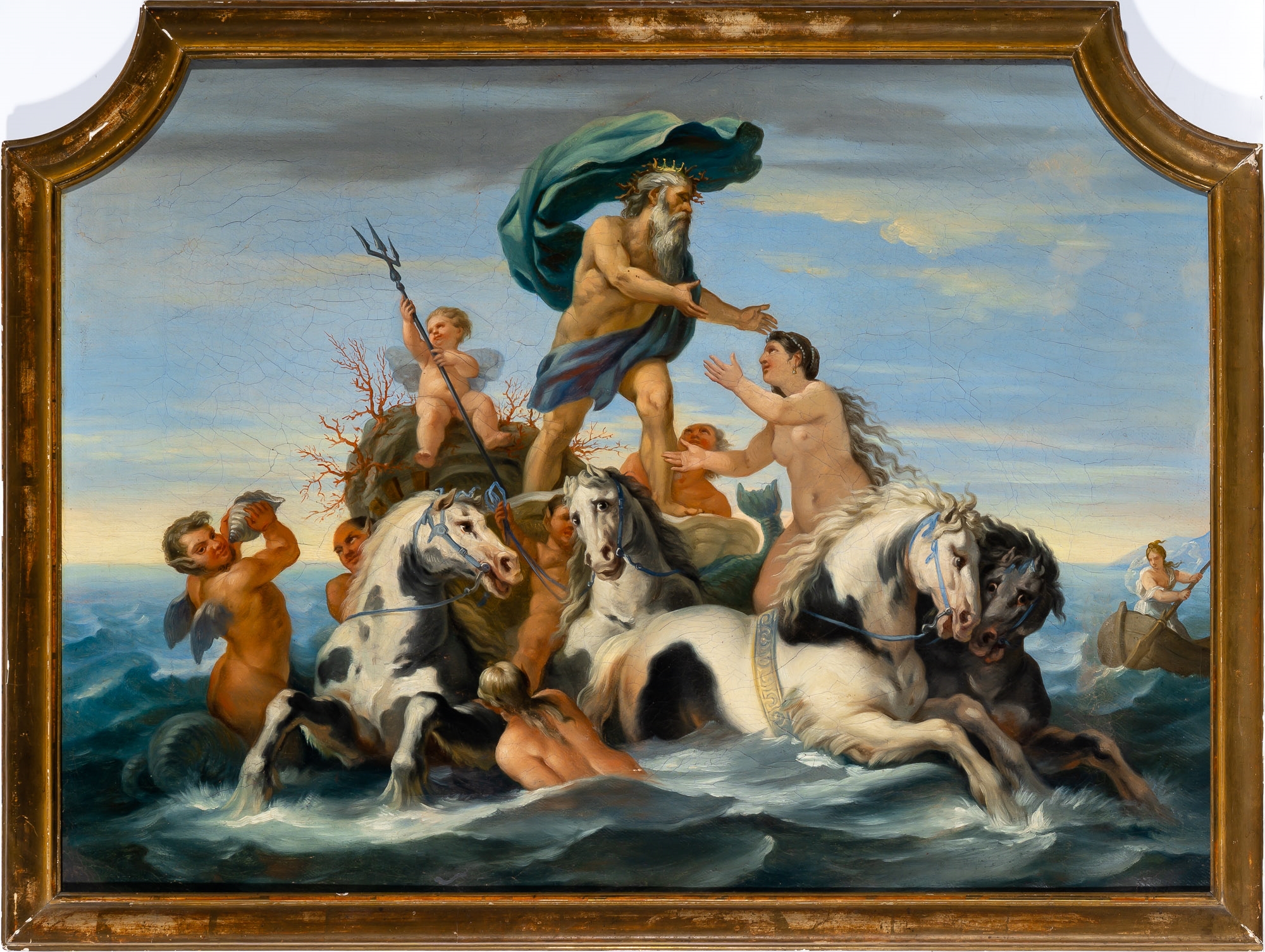 French School, 19th Century | Neptune Rescuing Amymone | MutualArt