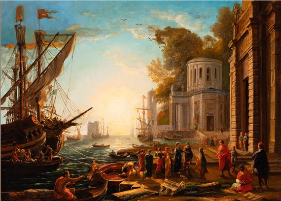 Claude Lorrain | The Landing of Cleopatra at Tarsus | MutualArt