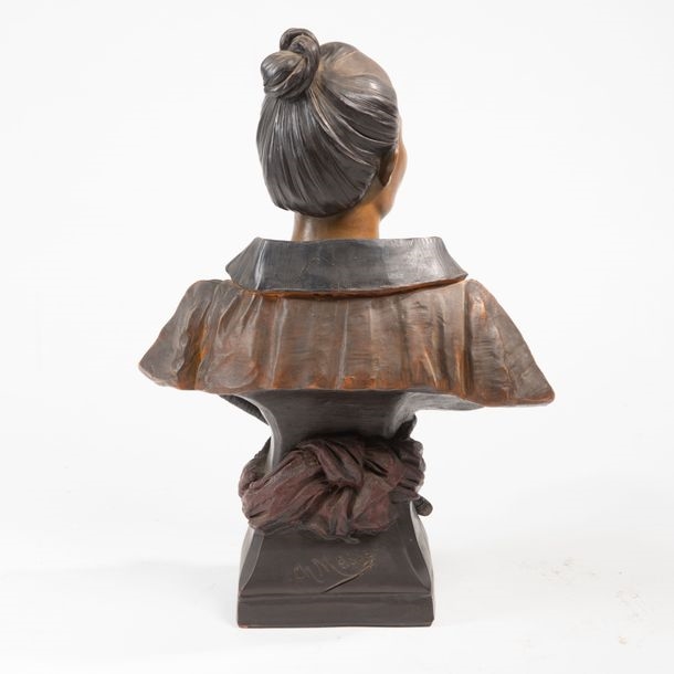 René Charles Masse | Samurai bust | MutualArt