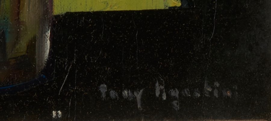 Tony Agostini | Bouquet of flowers on a yellow background | MutualArt